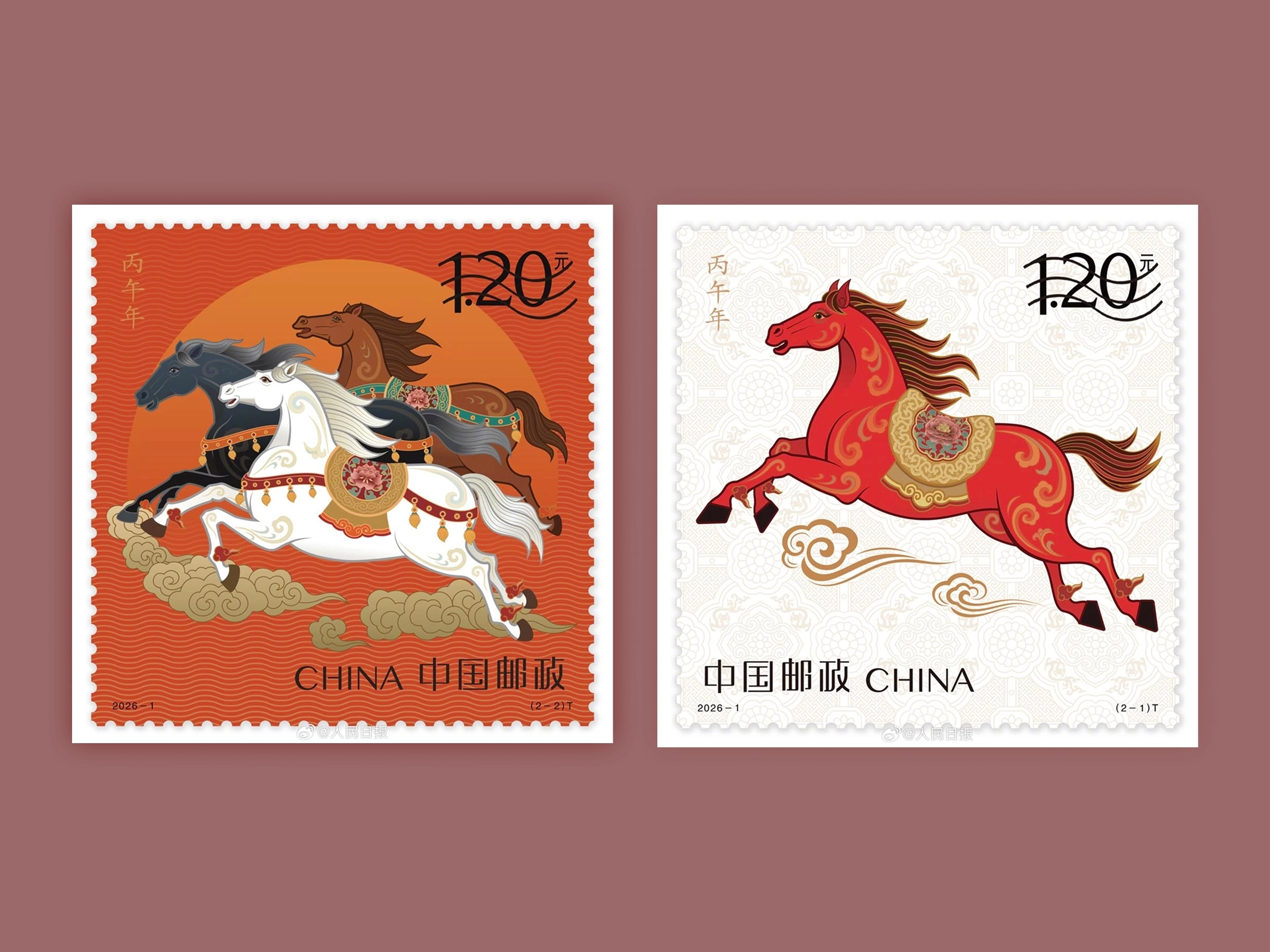 China’s Beautiful Year of the Horse Stamps - The Equinest